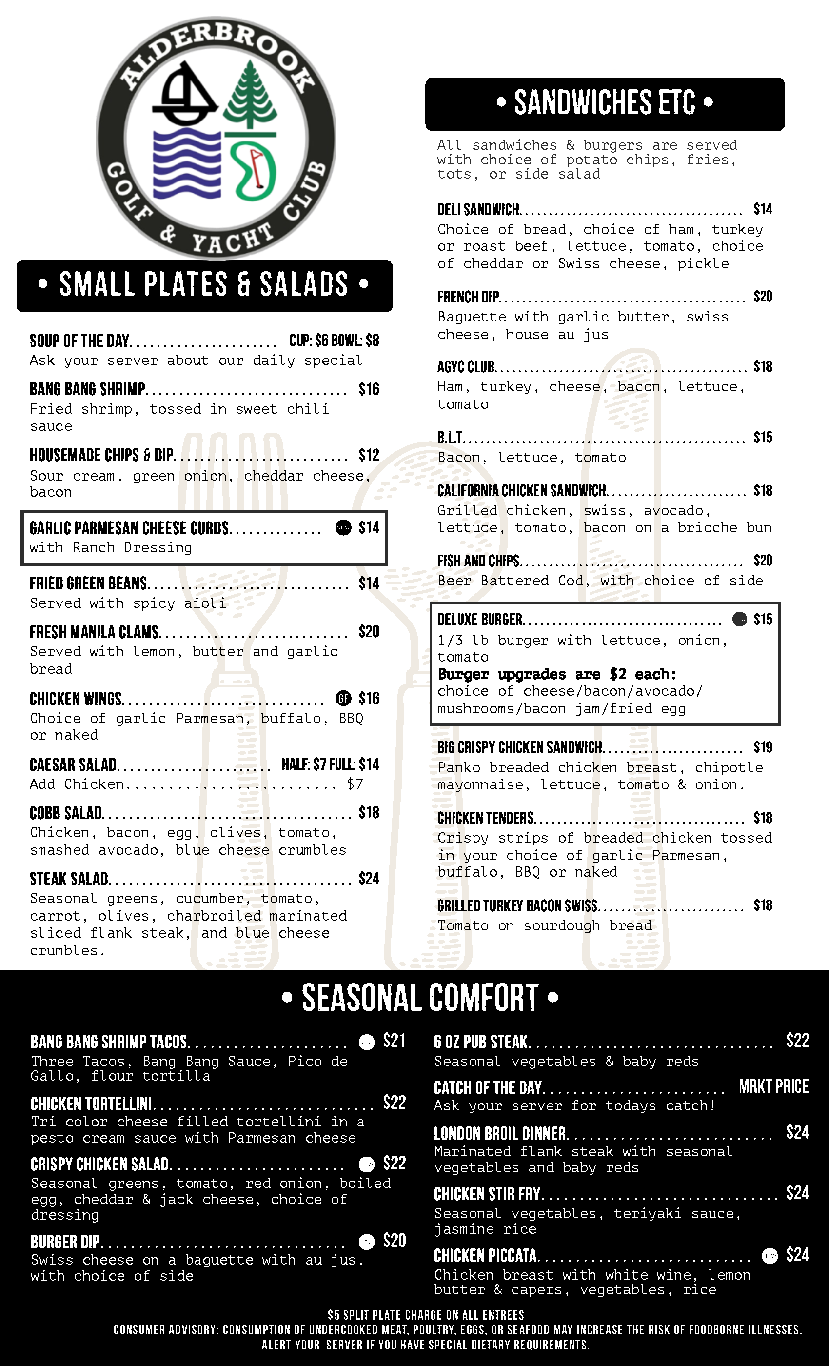 Dining & Social - Alderbrook Golf & Yacht Club
